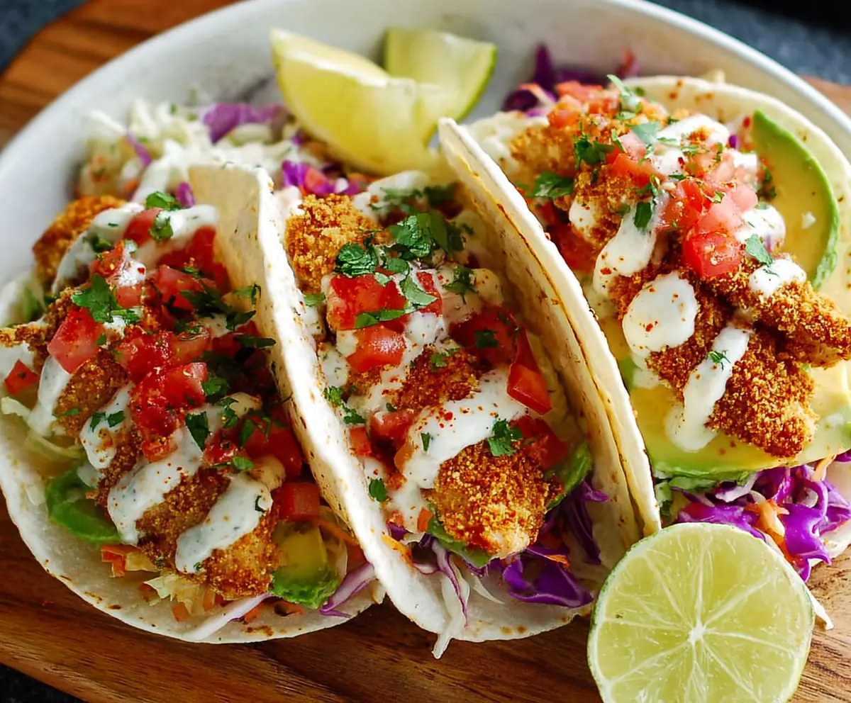 Easy Crispy Chicken Tacos Recipe